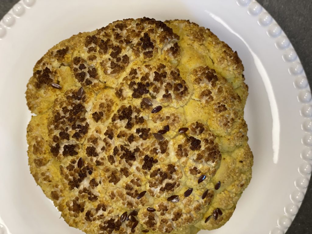 Cavolfiore al forno, panato e speziato. - chiaramaci